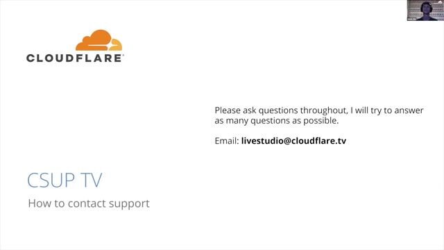 How to Contact Support - Cloudflare TV